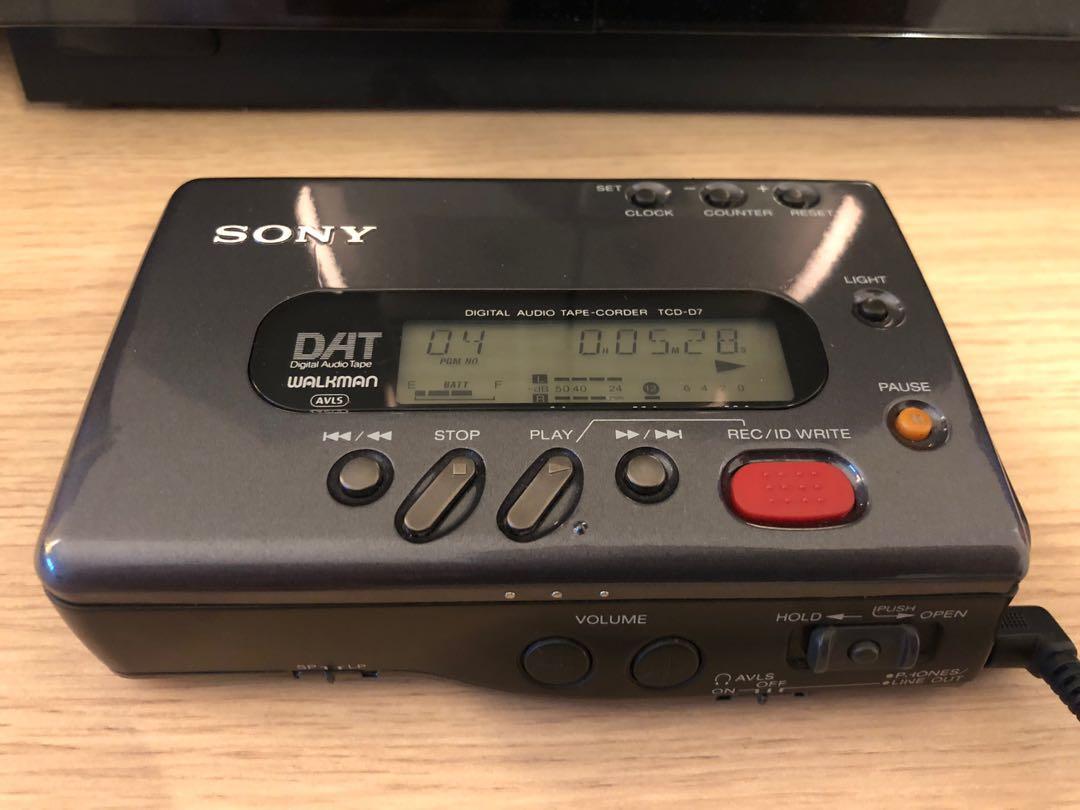 Sony DAT Walkman TCD-D7 made in Japan, 音響器材, 音樂播放裝置 MP3及CD Player ...