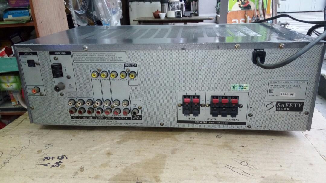 Sony Receiver Amplifier, Audio, Soundbars, Speakers & Amplifiers on ...