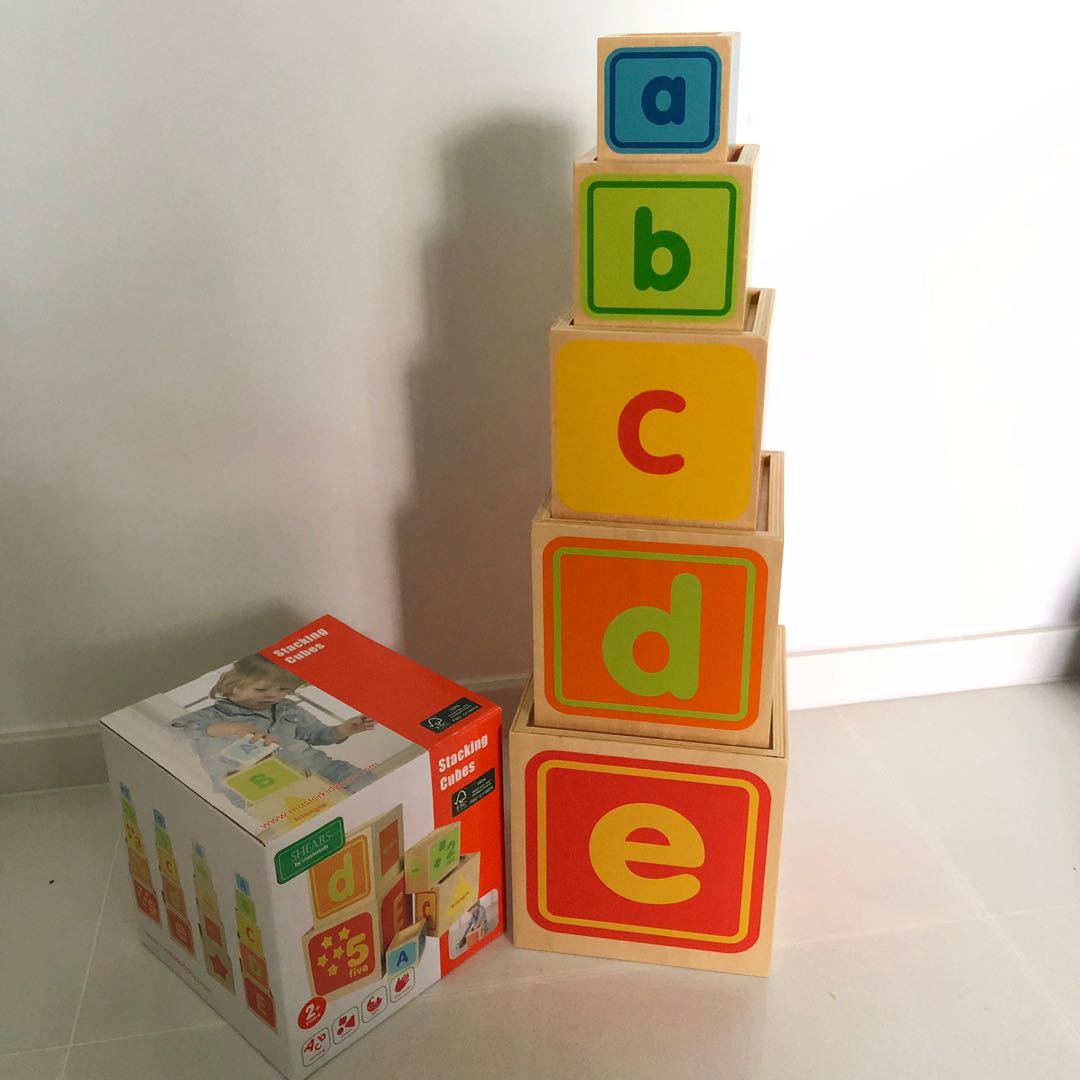 Stacking Cubes, Hobbies & Toys, Toys & Games on Carousell