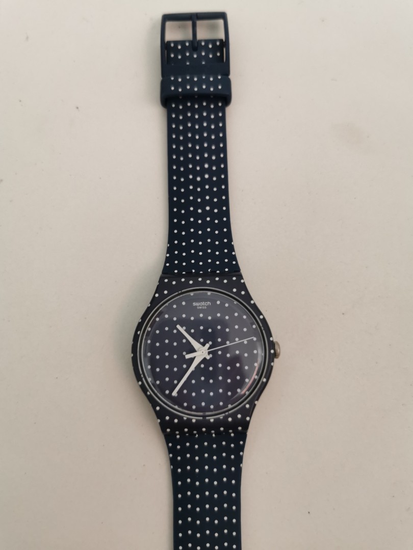 Swatch Watch polka dots, Women's Fashion, Watches & Accessories ...