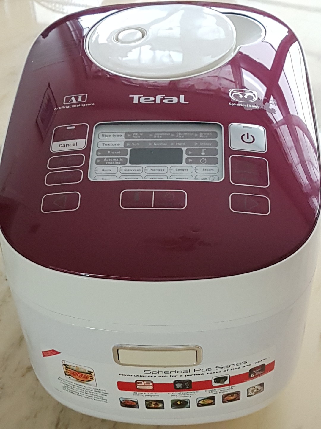 Tefal Rice Cooker RK814565, TV & Home Appliances, Kitchen Appliances ...
