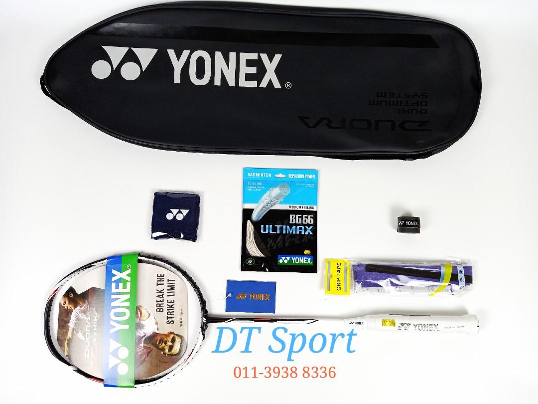 Yonex Duora Z-Strike JP 28-30lbs @ 6in1 Package, Sports Equipment, Sports & Games, Racket & Ball ...