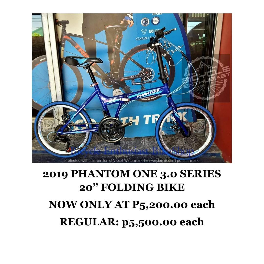2019 Phantom One 3.0 Series Folding Bike 20" *STEEL FRAME* Powered by ...