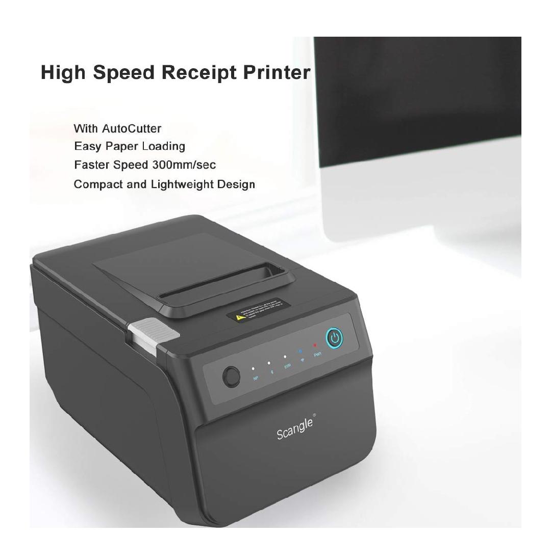 80MM Wireless WIFI Thermal Printer - Scangle Thermal Receipt POS ...