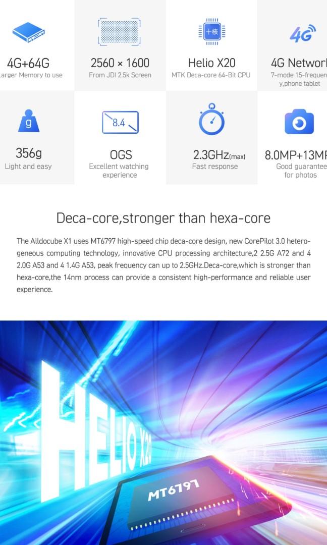 Alldocube X1 Mobile Phones And Gadgets Tablets Android On Carousell