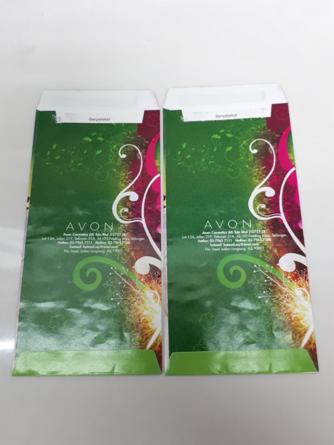 Angpao packet sampul duit raya Avon vintage, Hobbies & Toys ...