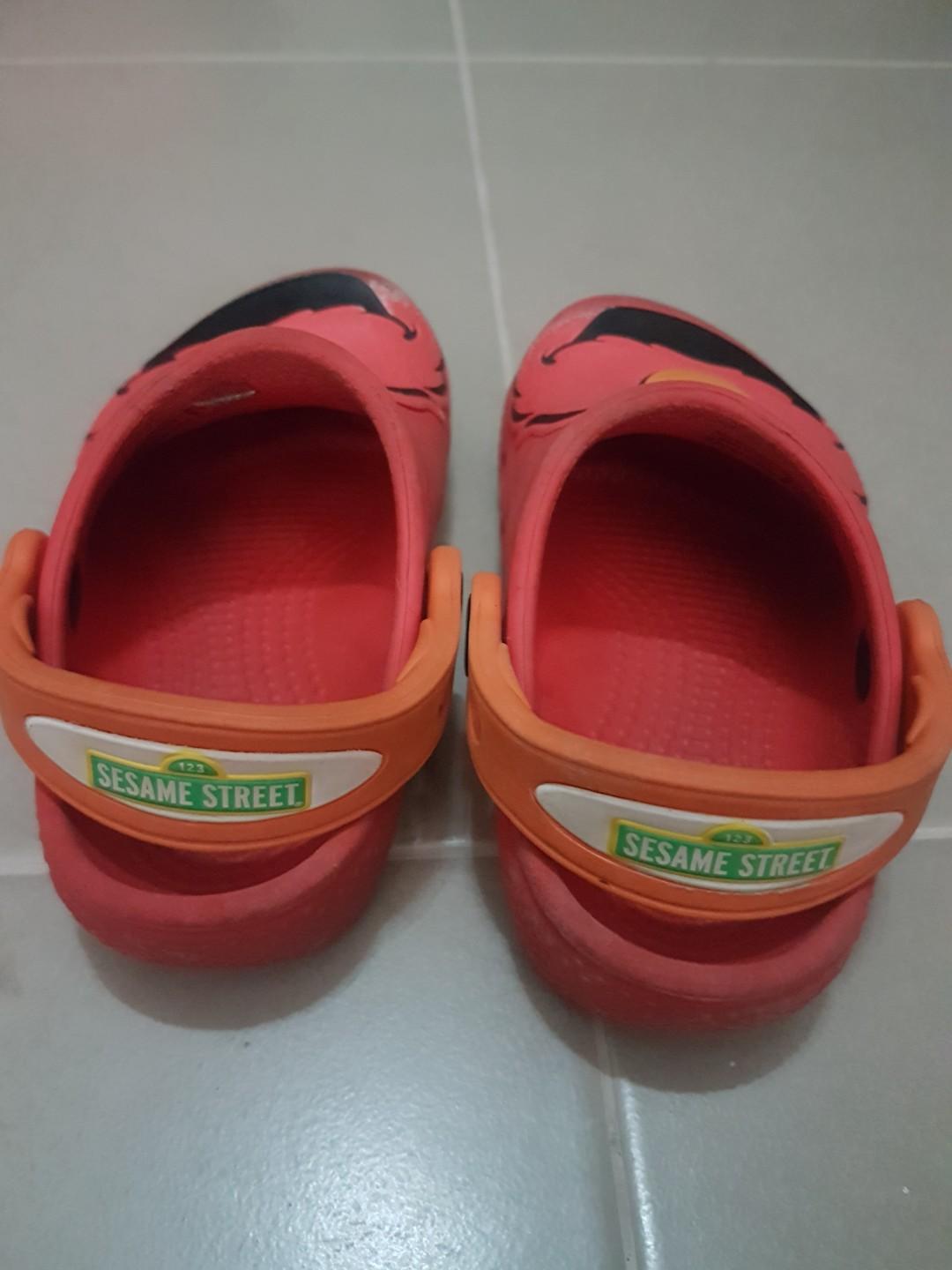 Authentic Elmo Crocs, Babies & Kids, Babies & Kids Fashion on Carousell