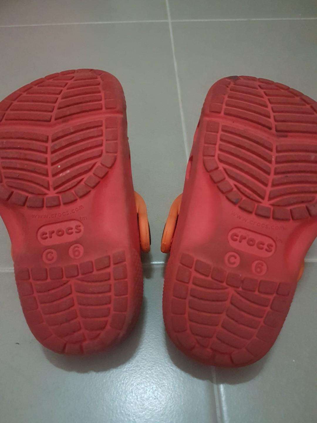 Authentic Elmo Crocs, Babies & Kids, Babies & Kids Fashion on Carousell