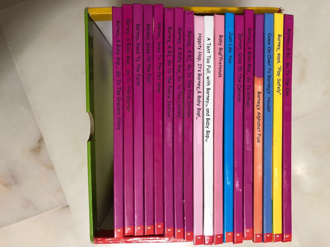 Barney story books * 18, Books & Stationery, Children's Books on Carousell