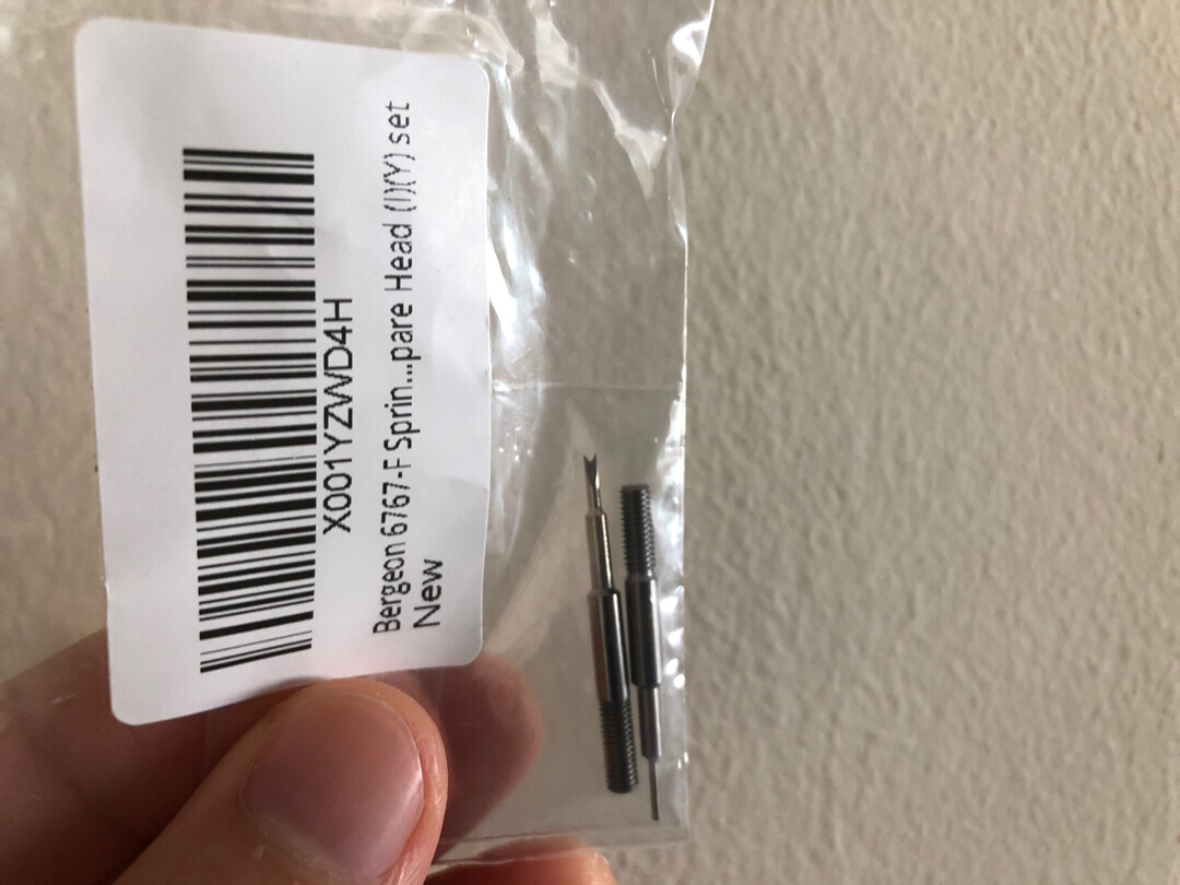 Bergeon 6767-F Spring Bar Head Set, Luxury, Watches on Carousell