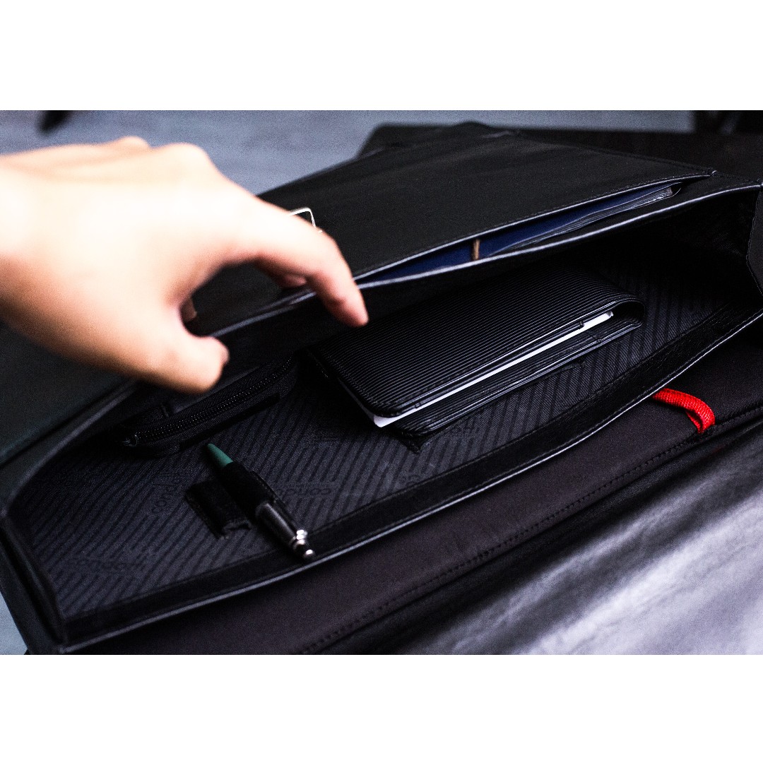 Condotti Leather Men's Messenger Briefcase Bag Italian Made, Men's ...