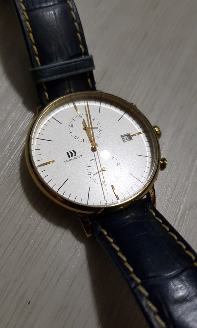 Danish Design Chronograph Watch (authentic), Luxury, Watches on Carousell