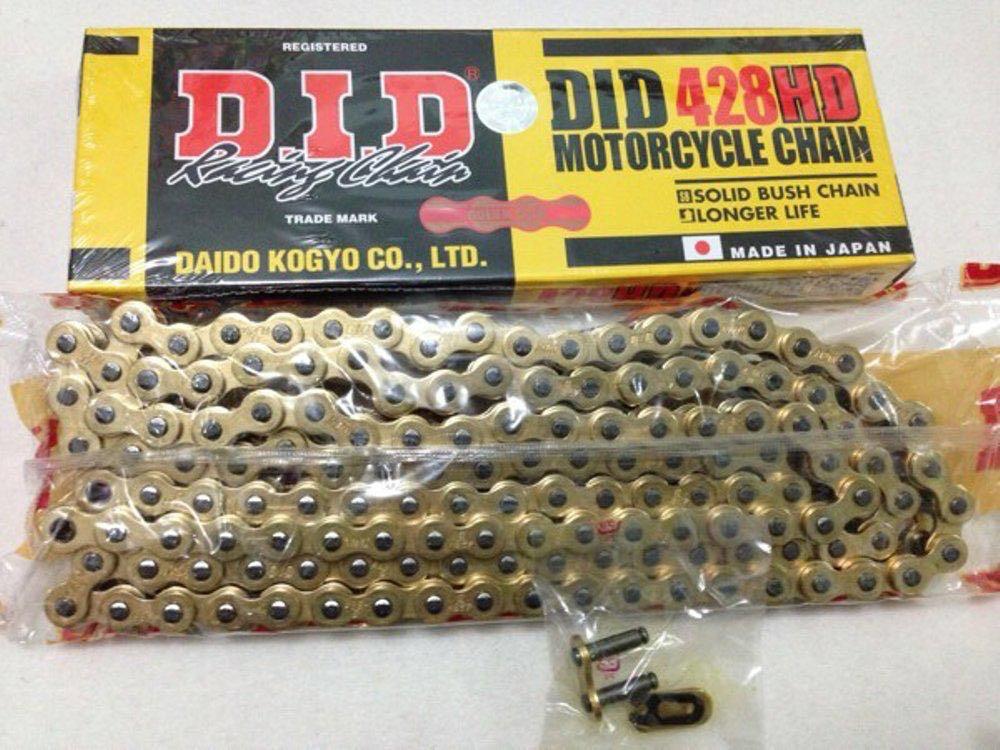 DID GOLD CHAIN 428-132, Motorcycles, Motorcycle Accessories on Carousell