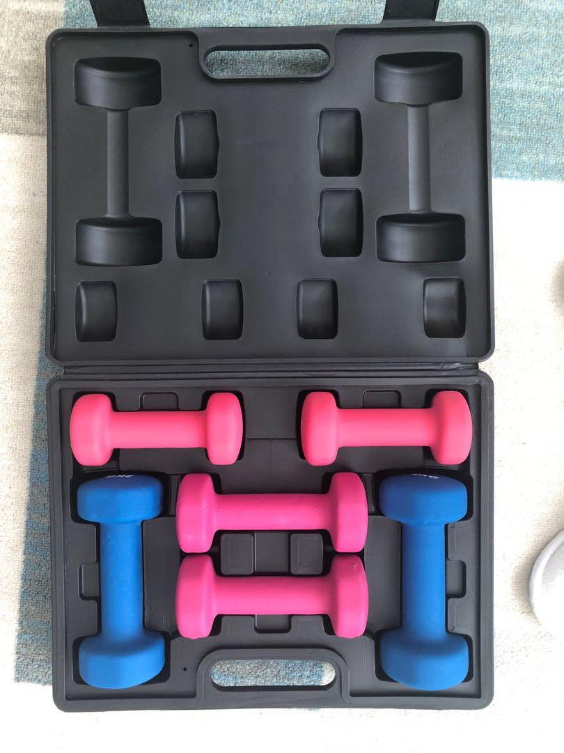 Dumbbell set, Sports Equipment, Exercise & Fitness, Weights & Dumbbells ...