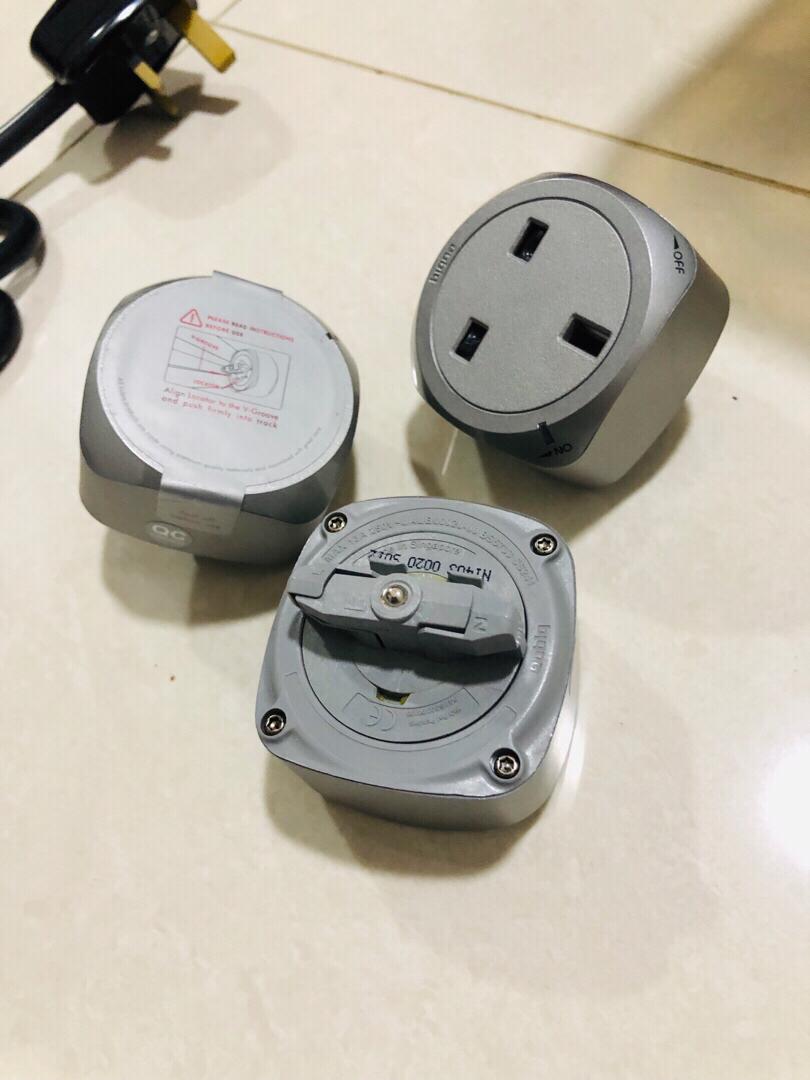 Eubiq Power Rail with 3 Plugs, TV & Home Appliances, Electrical ...