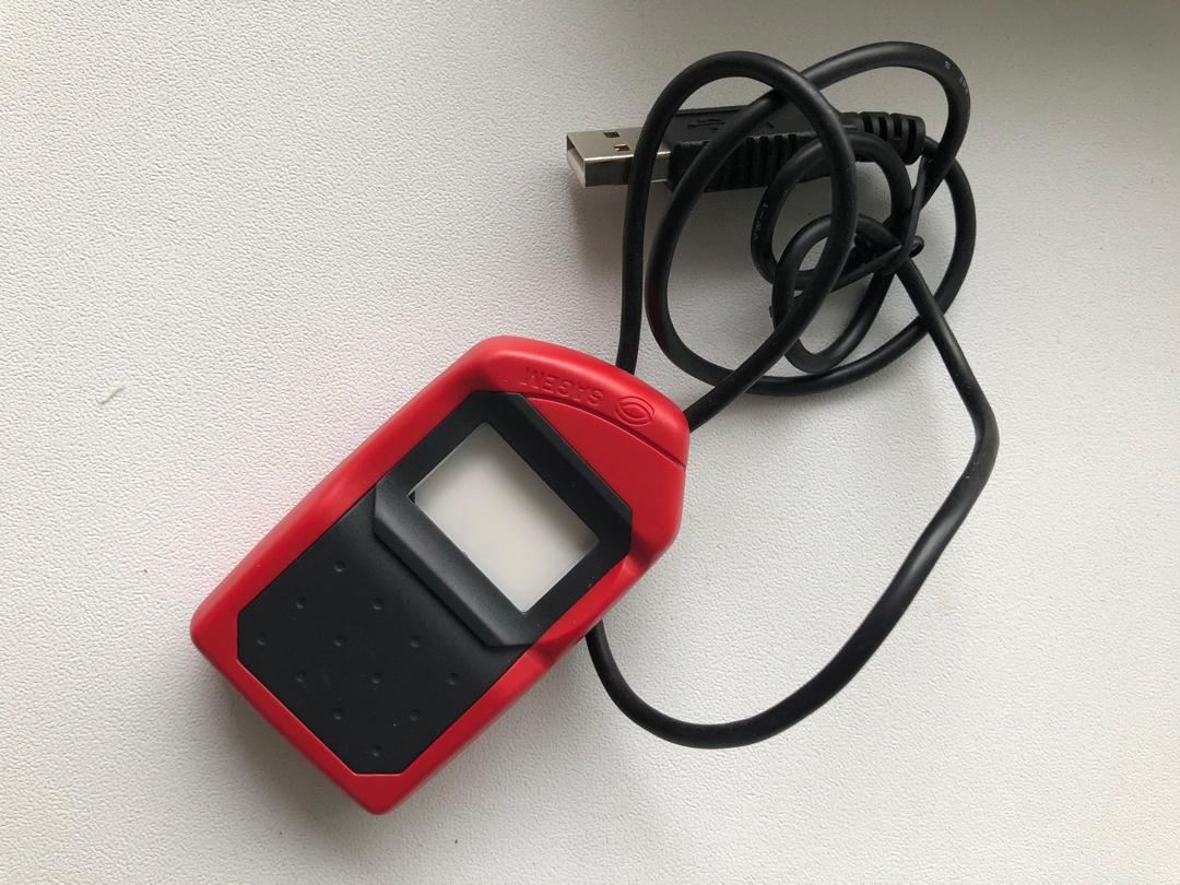 Fingerprint compact USB optical sensor Sagem Morpho (Idemia) MSO 1300 ...