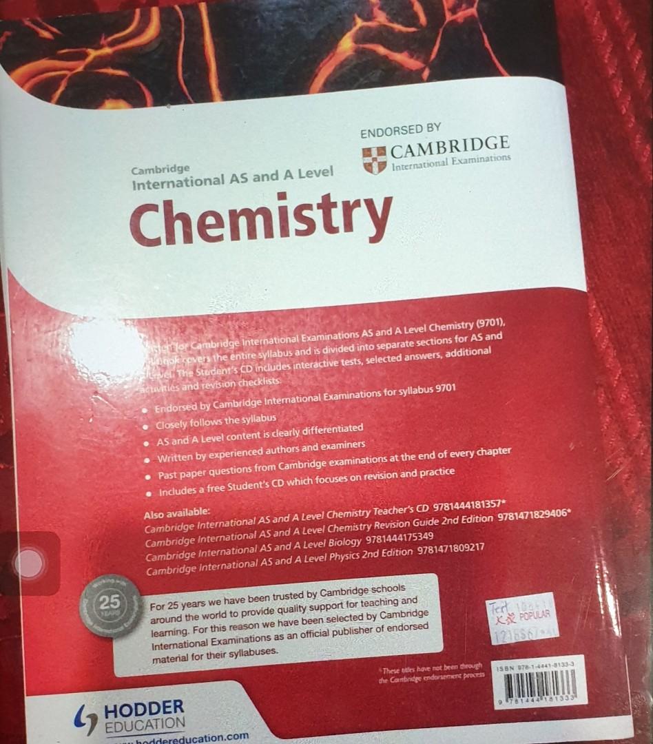 Hodder Chemistry for AS and A level, Hobbies & Toys, Books & Magazines ...