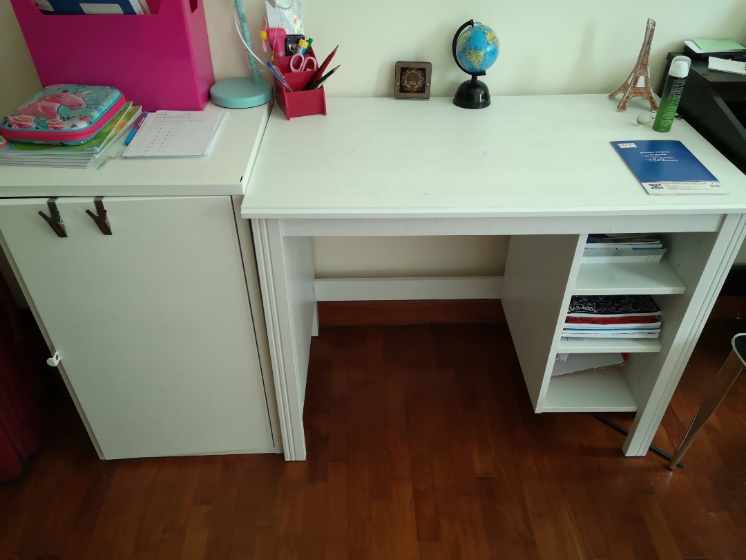 IKEA Study Table, Furniture & Home Living, Furniture, Tables & Sets on ...