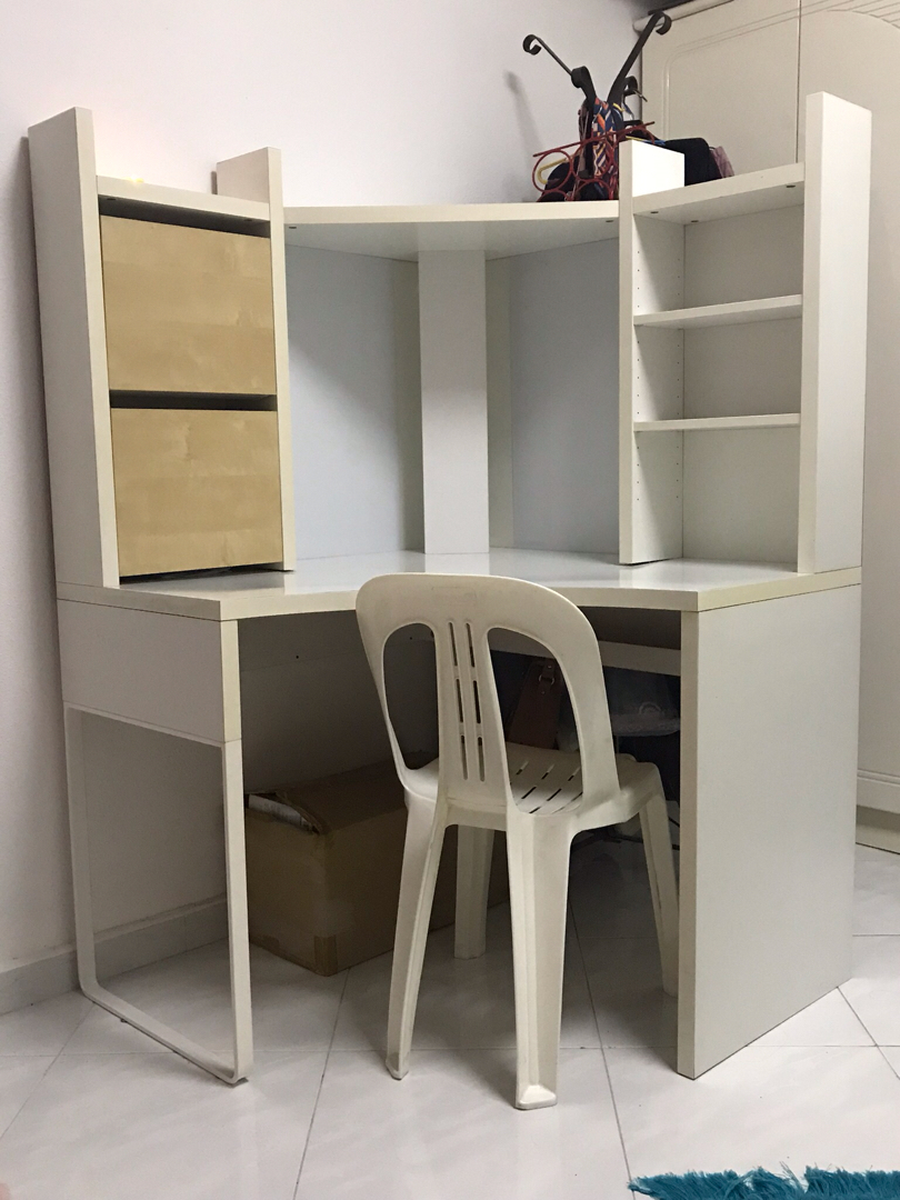 IKEA study table, Furniture & Home Living, Furniture, Tables & Sets on ...