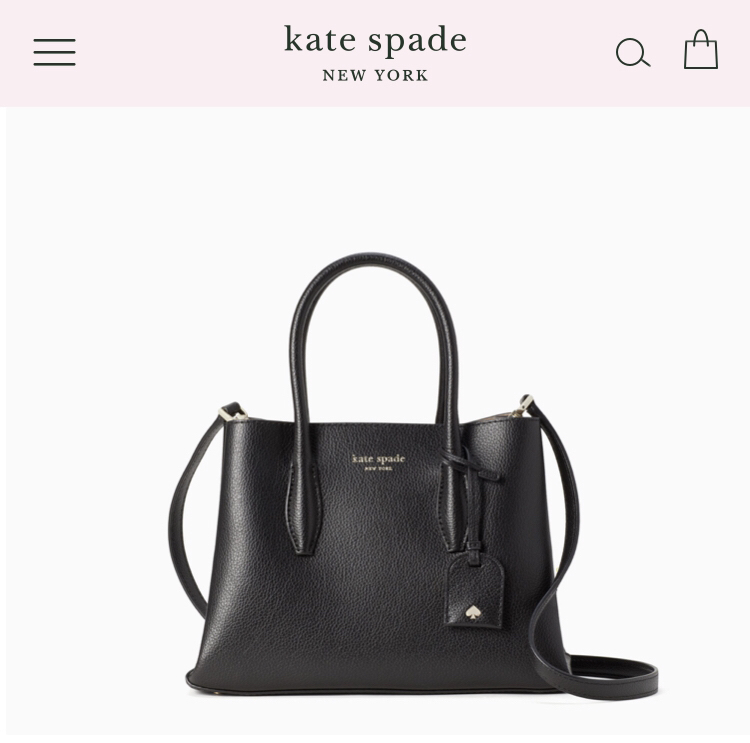 (Available!) Kate Spade Eva Small Satchel in Black Leather, Women's ...