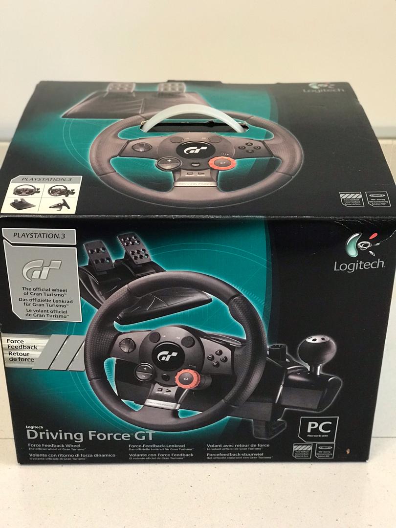 Logitech Playstation 3 Driving Force GT Racing Wheel, Video Gaming ...