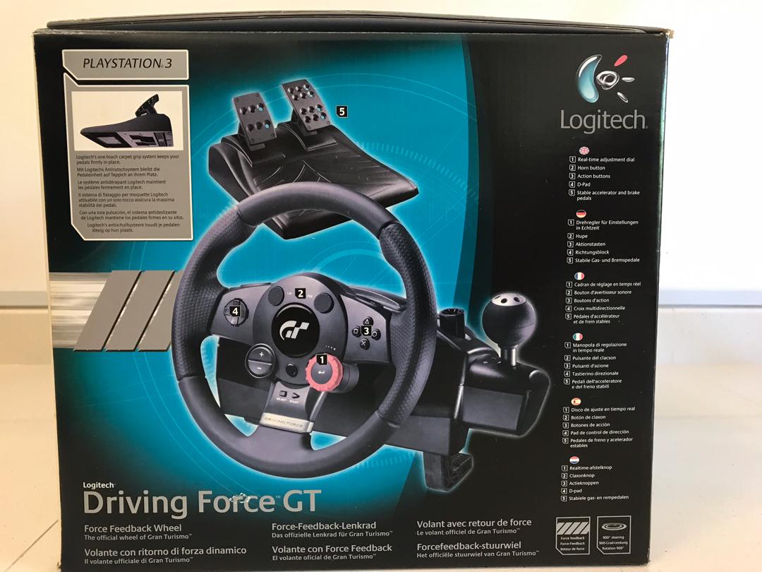 Logitech Playstation 3 Driving Force GT Racing Wheel, Video Gaming ...