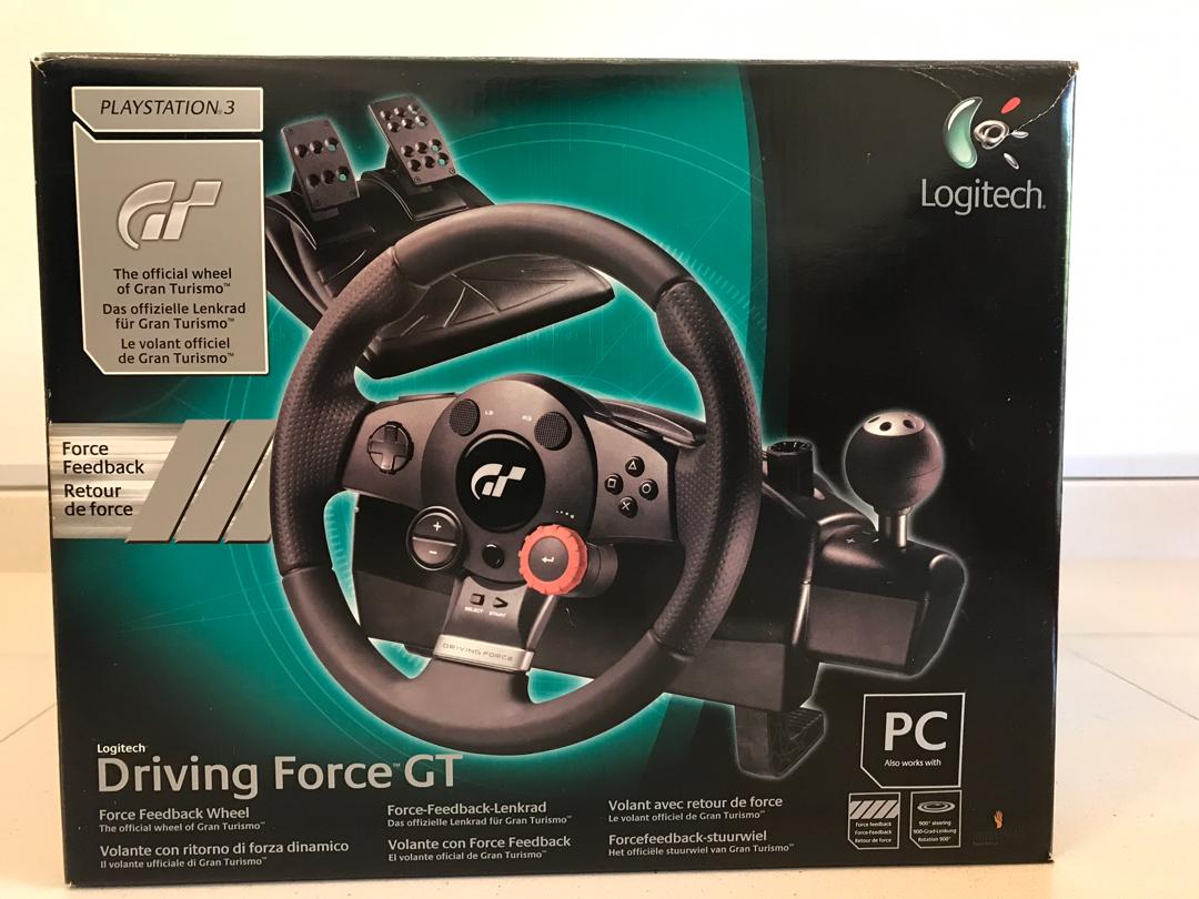 Logitech Playstation 3 Driving Force GT Racing Wheel, Video Gaming ...