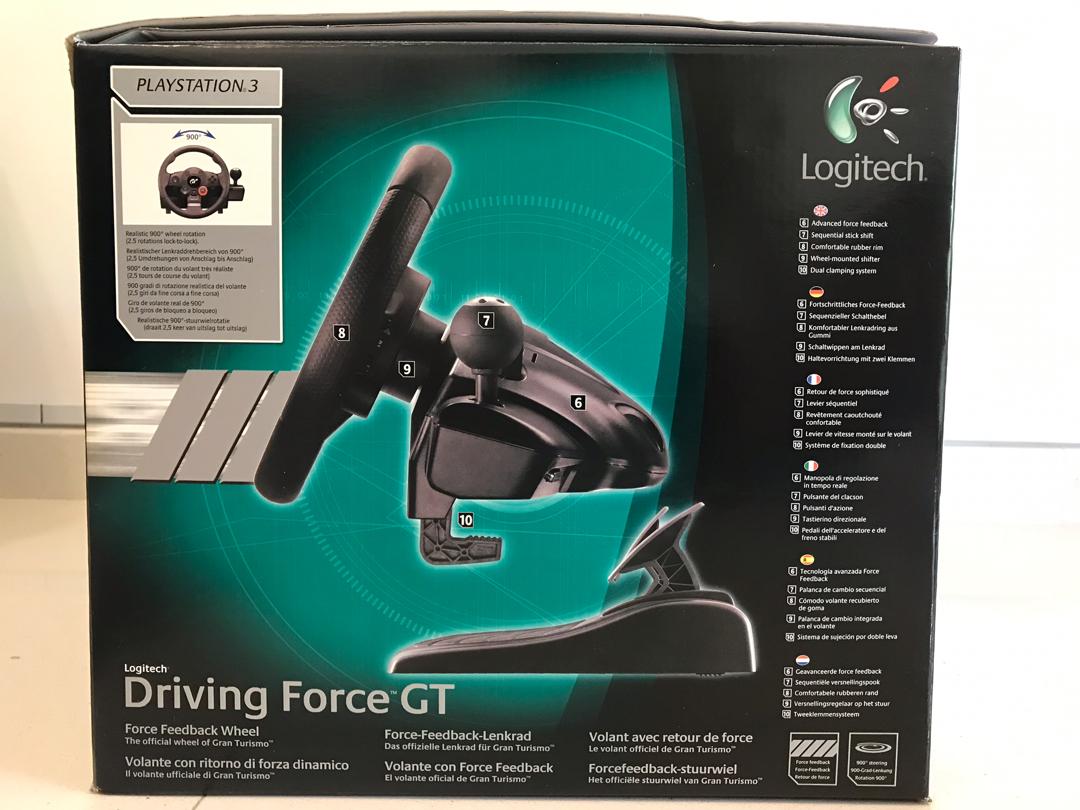 Logitech Playstation 3 Driving Force GT Racing Wheel, Video Gaming ...