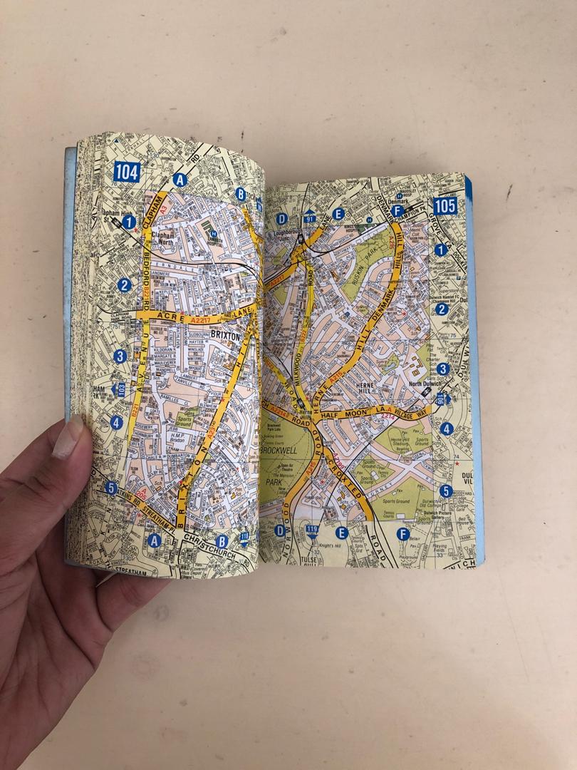 London Pocket Map, Hobbies & Toys, Books & Magazines, Travel & Holiday ...