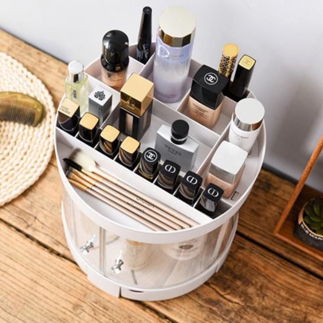 Makeup cosmetic storage acrylic box skincare jewellery organiser ...