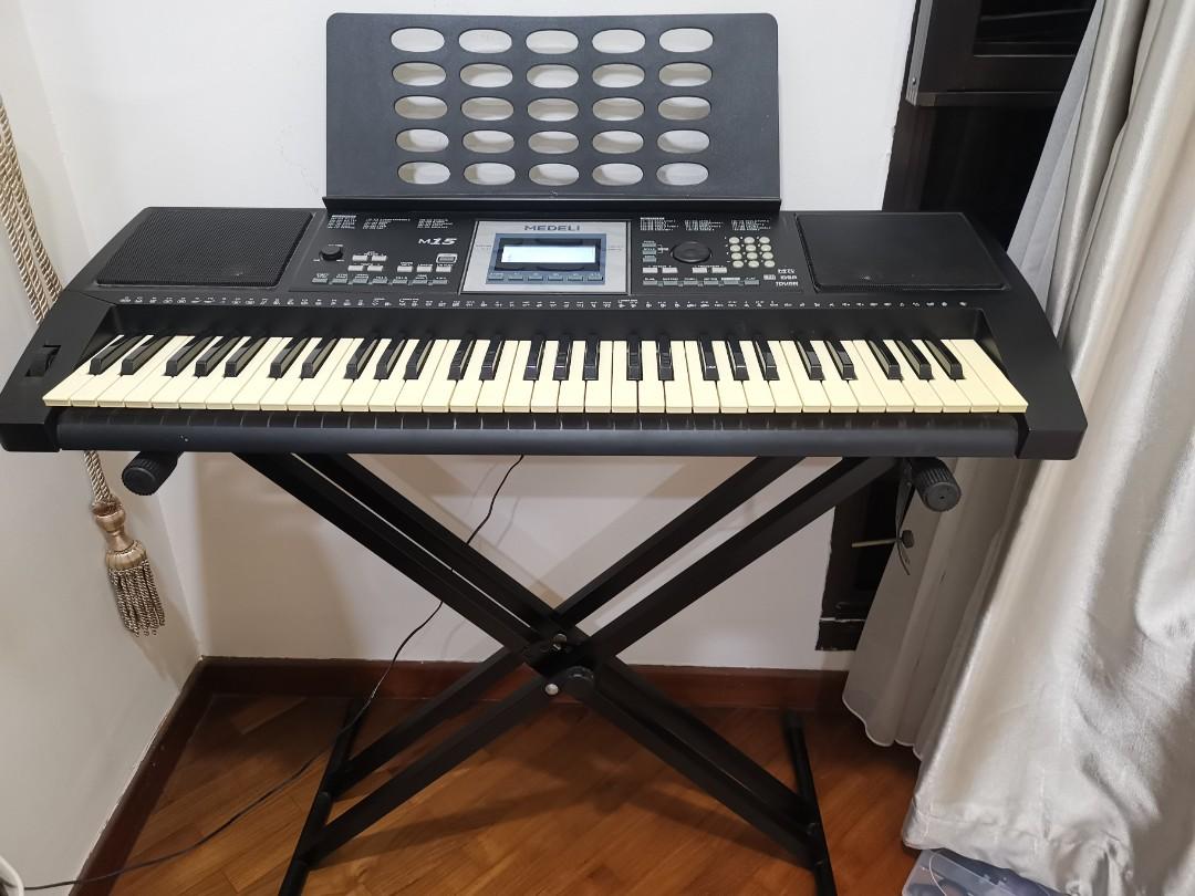 Medeli M15 keyboard, Hobbies & Toys, Music & Media, Musical Instruments ...