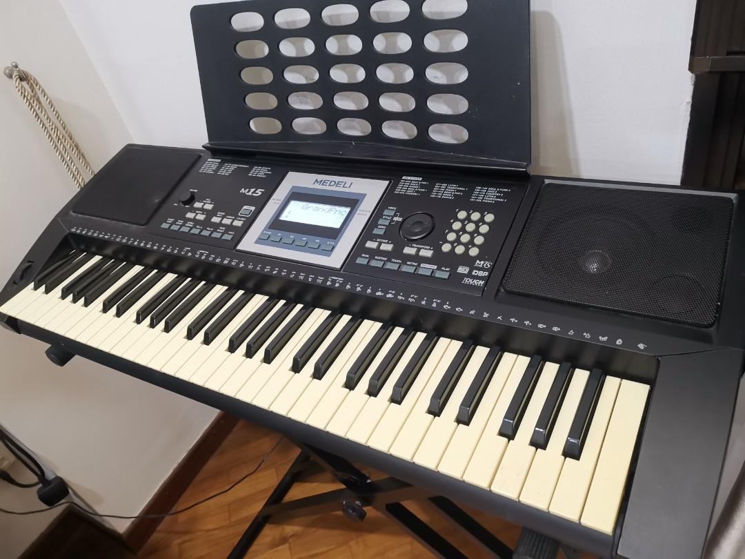 Medeli M15 keyboard, Hobbies & Toys, Music & Media, Musical Instruments ...