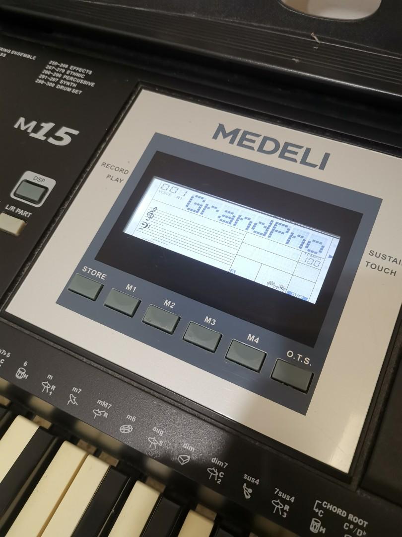 Medeli M15 keyboard, Hobbies & Toys, Music & Media, Musical Instruments ...