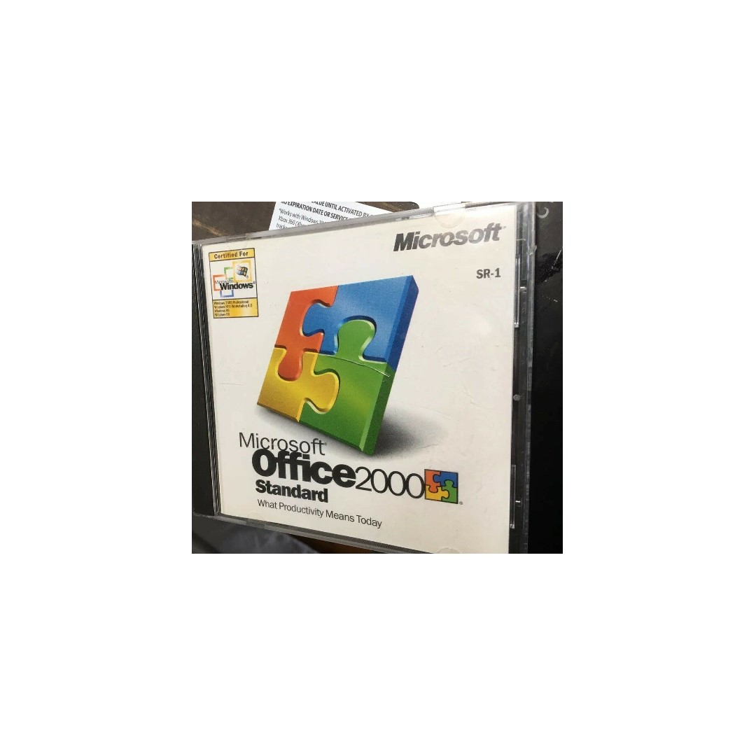 Microsoft Office 2000 Standard SR-1 (ORIGINAL) (Product Key Included ...