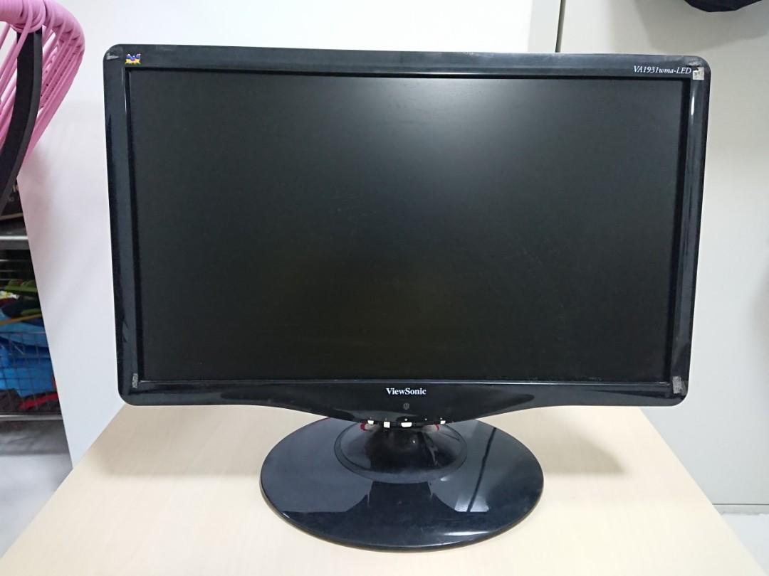 LCD computer monitor screen 19 inch VA1931wma-LED, Computers & Tech ...