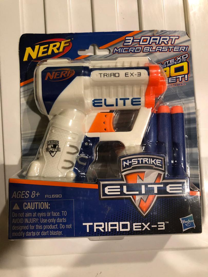 Nerf Triad Ex-3, Hobbies & Toys, Toys & Games on Carousell