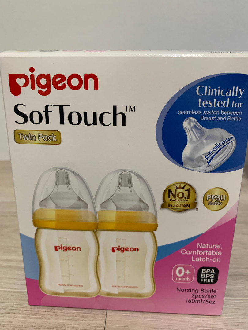 Pigeon Soft Touch twin pack, Babies & Kids, Nursing & Feeding ...