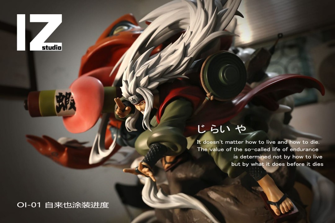 [SALE] IZ STUDIO Naruto Statue Jiraiya & Gamabunta, Hobbies & Toys ...