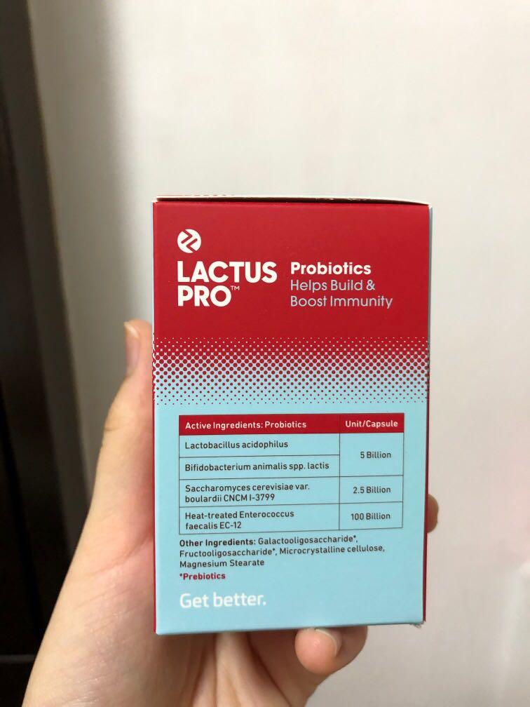 Probiotics Lactus pro gut, Health & Nutrition, Health Supplements ...