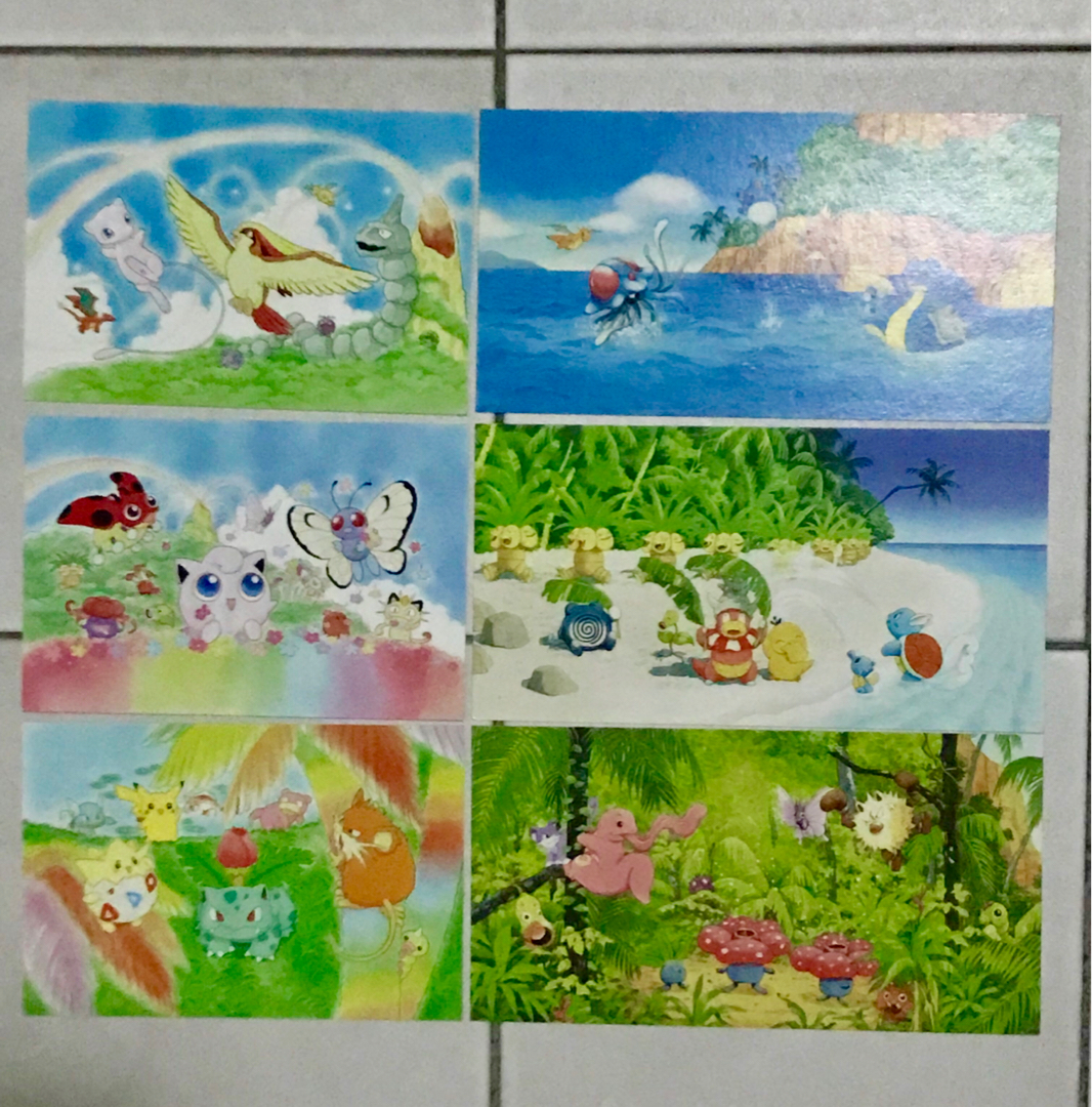 [RARE!] Pokémon Southern Island Collection TCG postcards, Hobbies ...