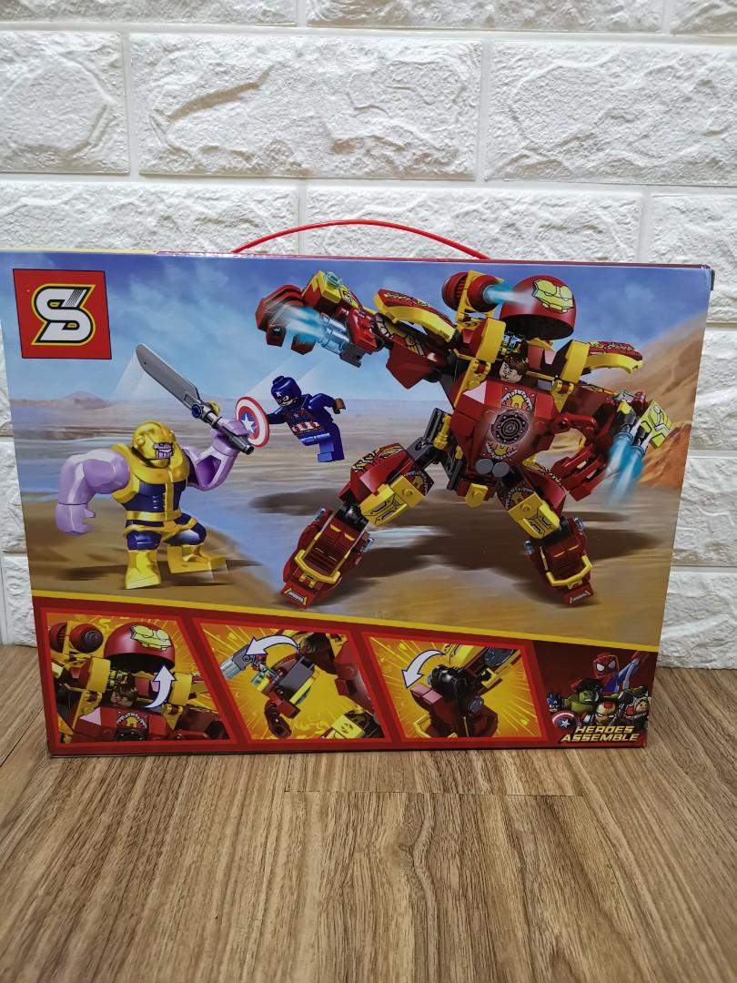 Sembo Block SY 1108 superhero Infinity War Iron Man MK46 Mech Clash Of ...