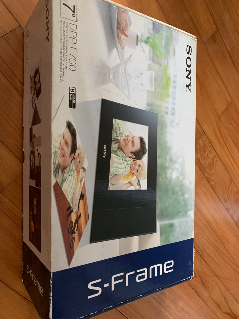 Sony s frame Digital Photo Frame with photo printer, Electronics ...