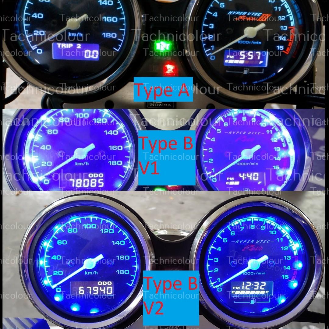 Speedometer Speedo Meter faded LCD repair & LED color change ...