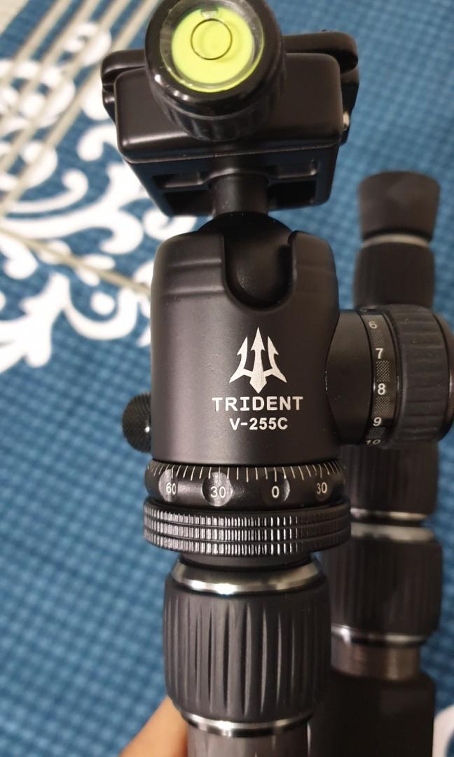 Trident V-255C tripod, Photography, Photography Accessories, Tripods ...