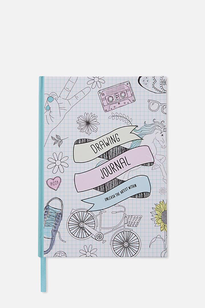 Typo Drawing Journal, Books & Stationery, Stationery on Carousell