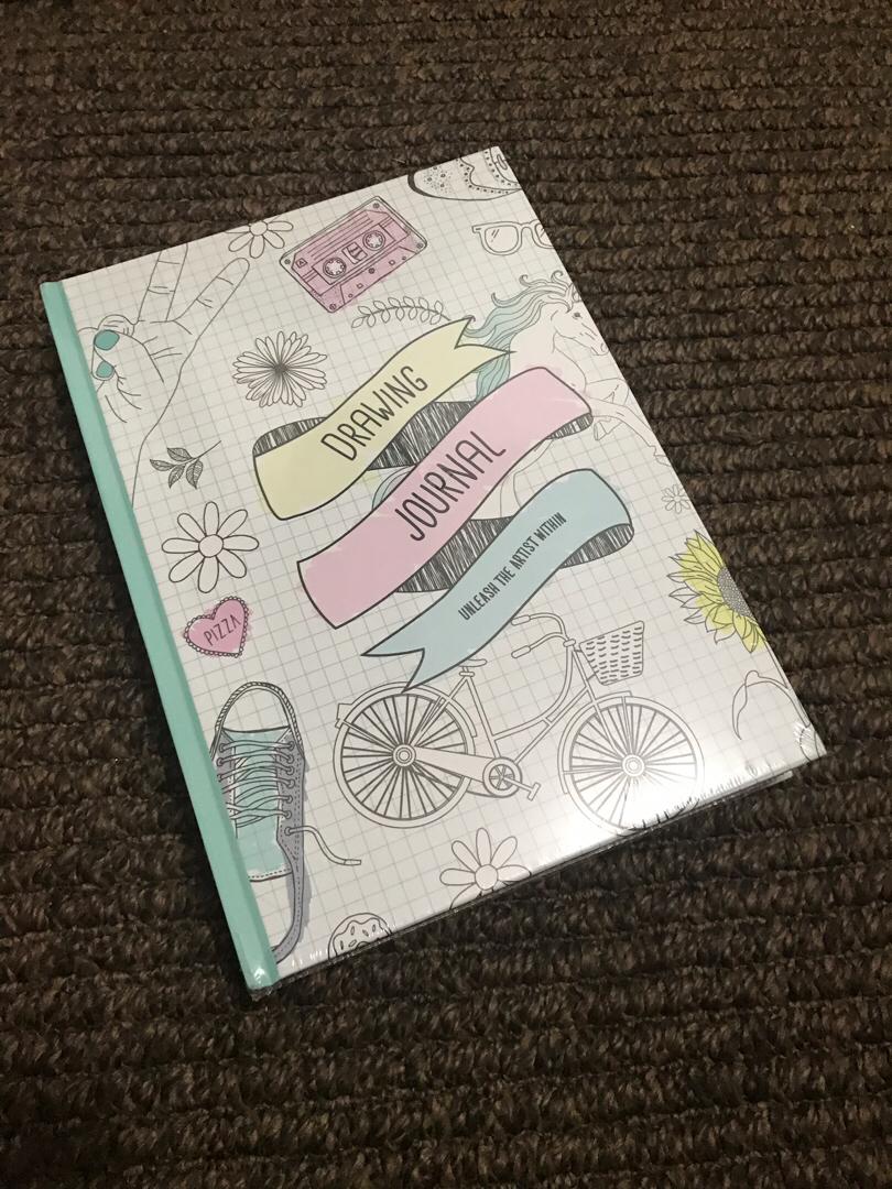 Typo Drawing Journal, Books & Stationery, Stationery on Carousell