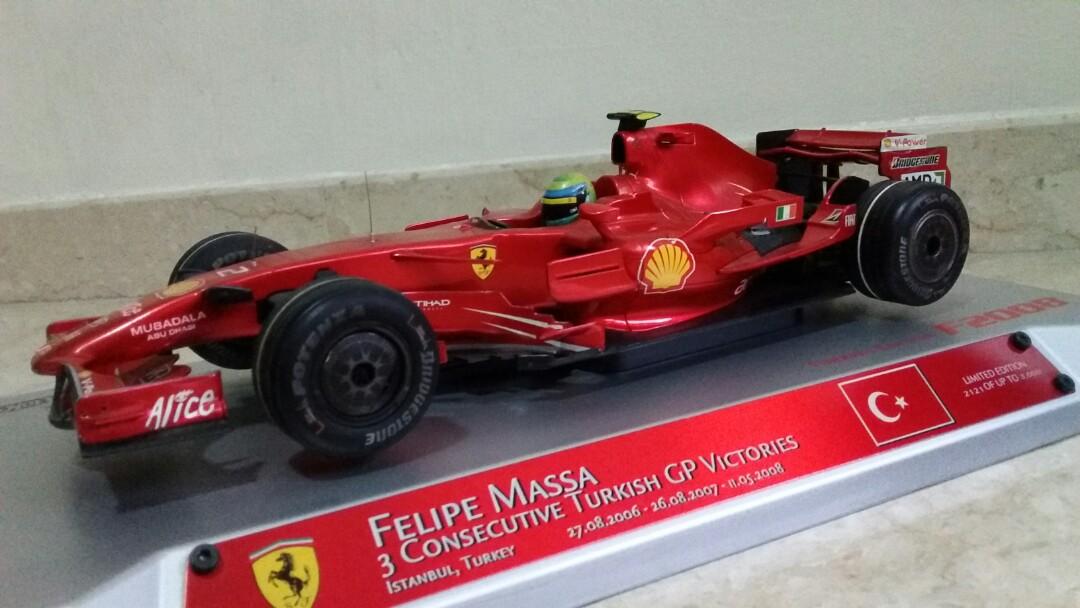 1/18 Limited Edition Felipe Massa F2008 3 Consecutive Turkish GP ...