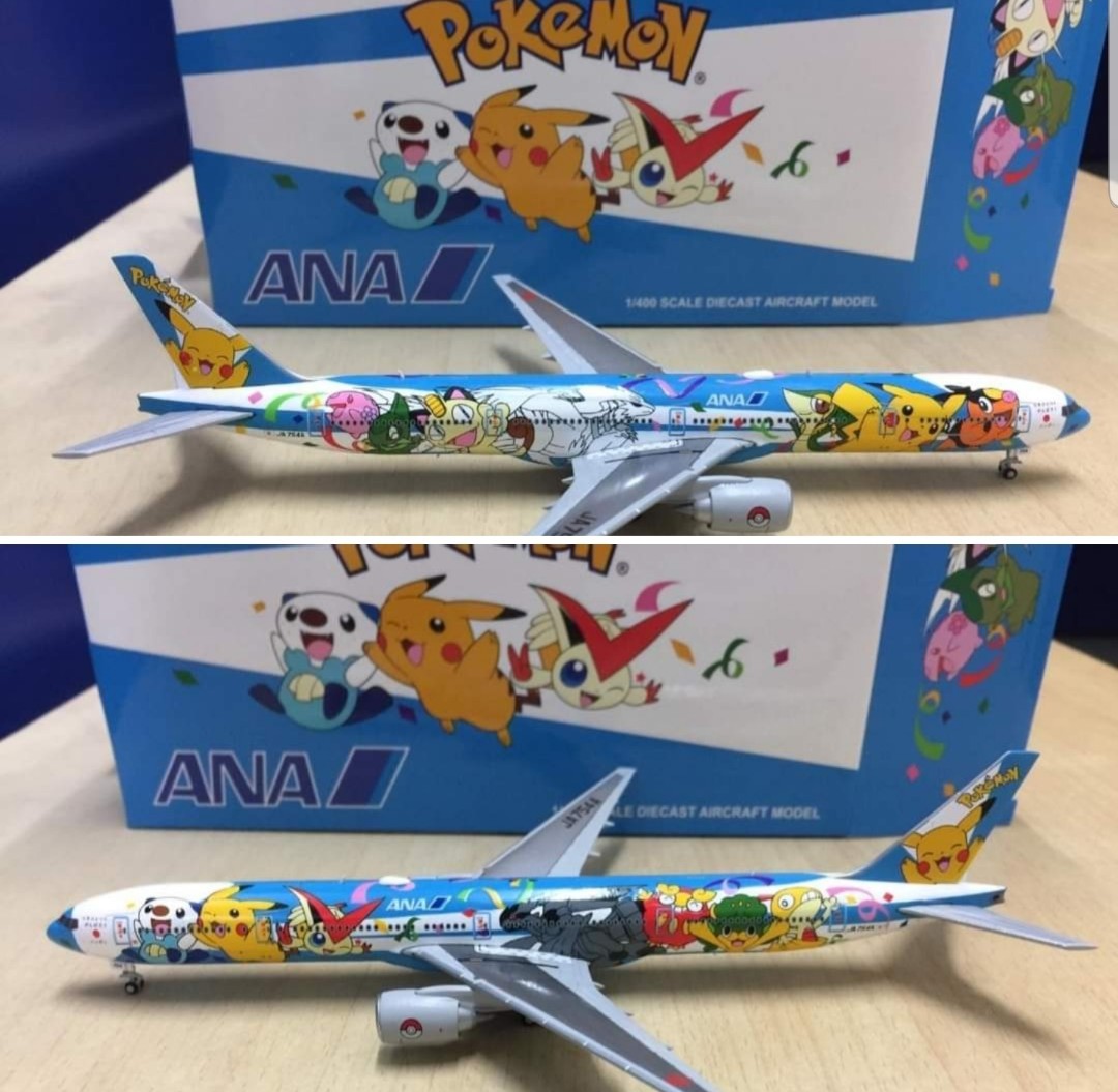 Ana 777 300 Flaps down Pokemon special livery extremely rare models ...