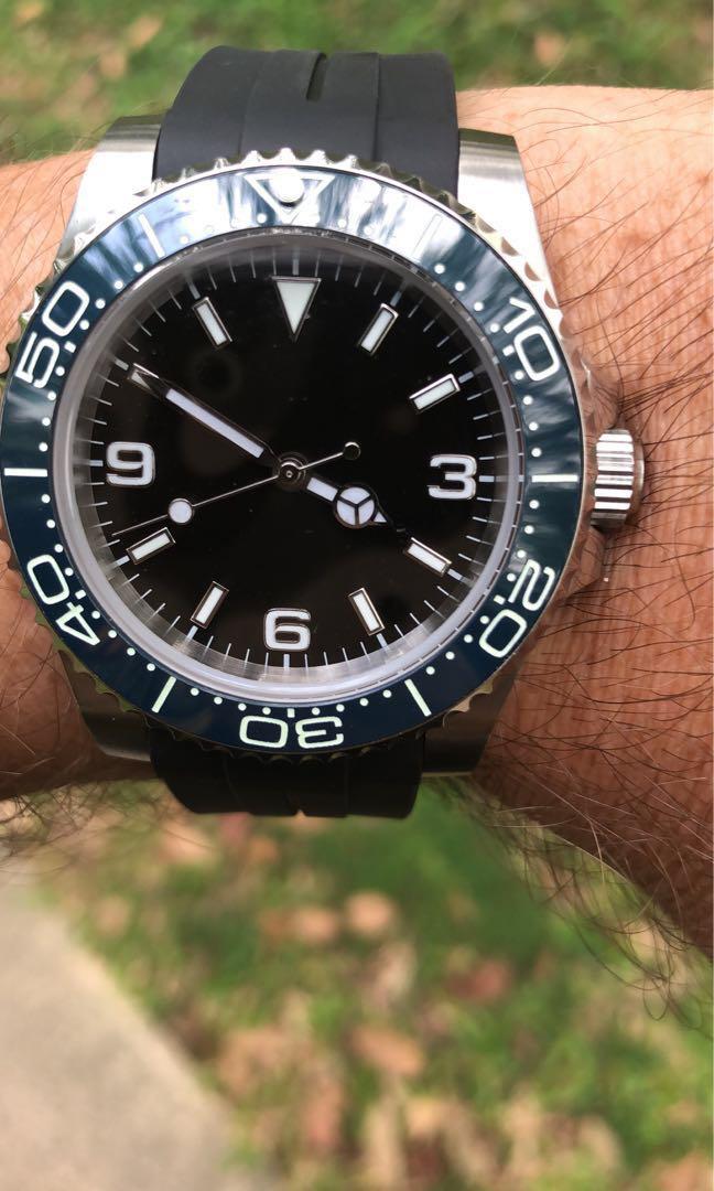 Diver styled Submariner/ Explorer 369 Sterile homage automatic, Men's ...