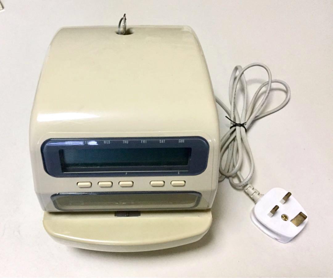 Vintage Electronic Date Time Stamping Machine UST 9200 Collectible Time ...